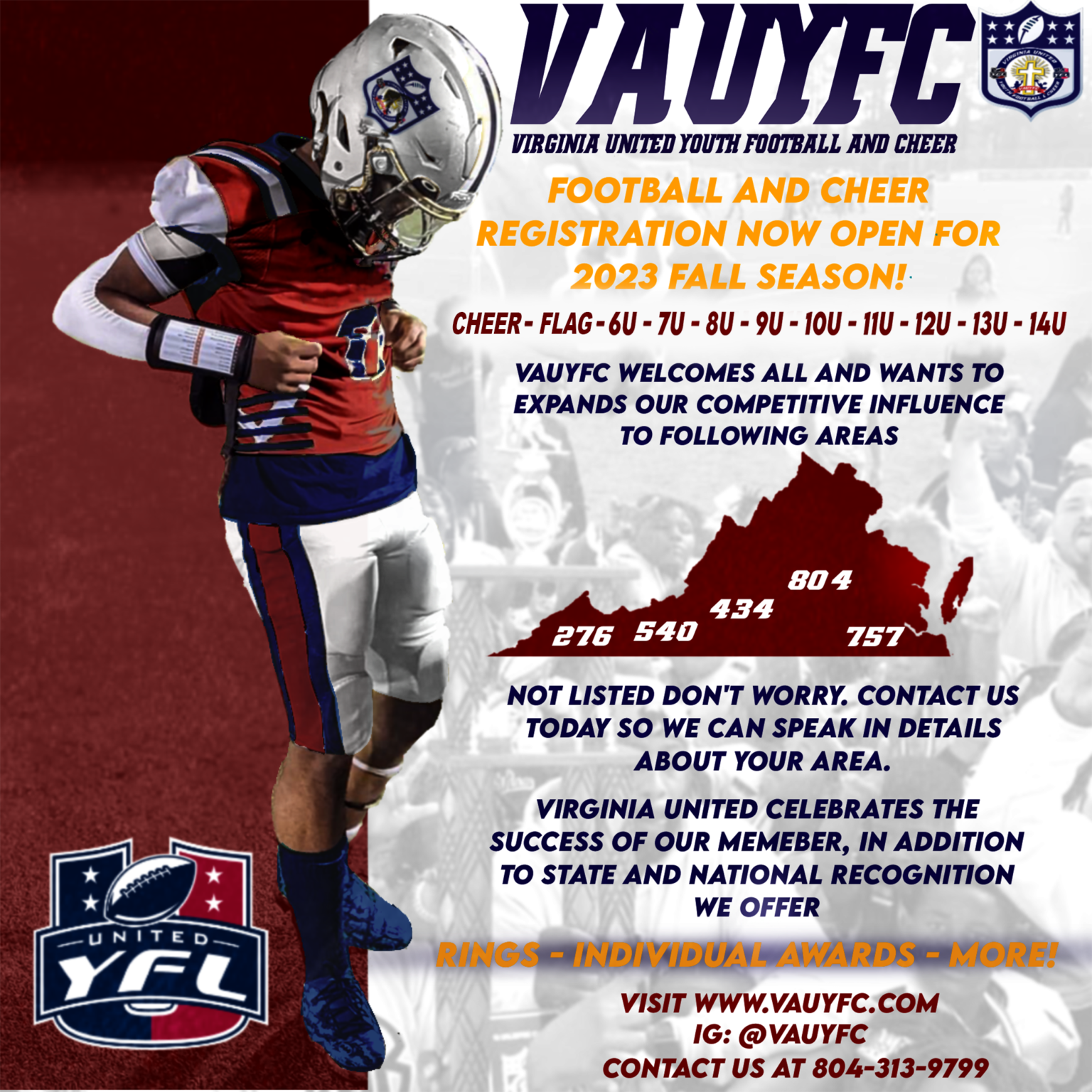 Virginia United Youth Football & Cheer – Virginia United